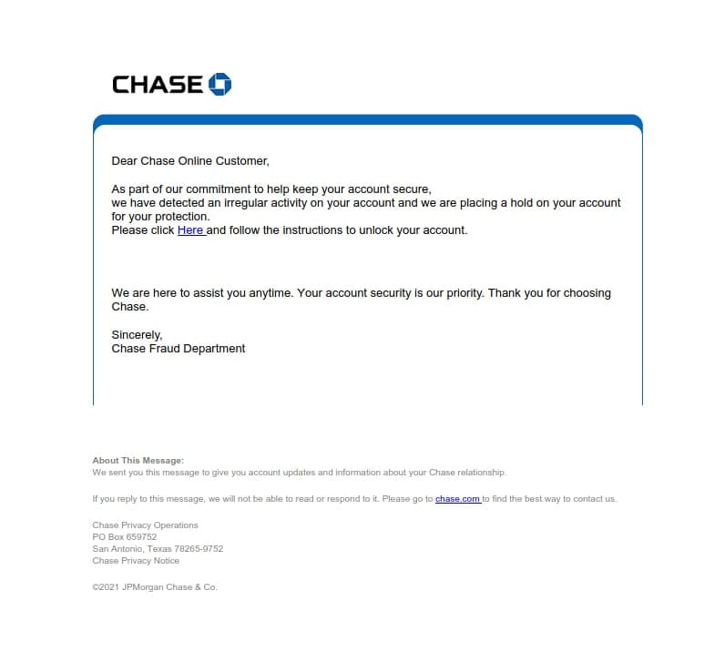 Chase letter | Carding Forum for Professional Carders